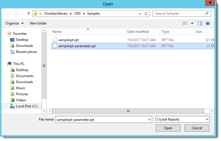 How do I setup a Dynamic Schedule for Crystal Reports in CRD?